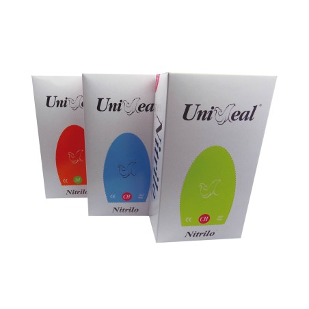 Guante de Nitrilo Uniseal C/100